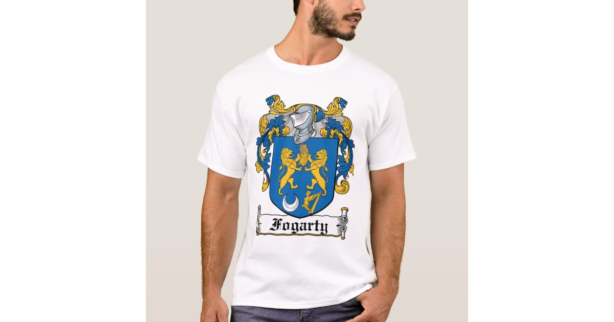 Fogarty Family Crest T-Shirt | Zazzle