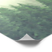 Foggy Green Pines 27 Table Wedding Seating Chart | Zazzle