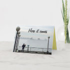 Blue Seattle Skyline Happy Birthday Card | Zazzle.com