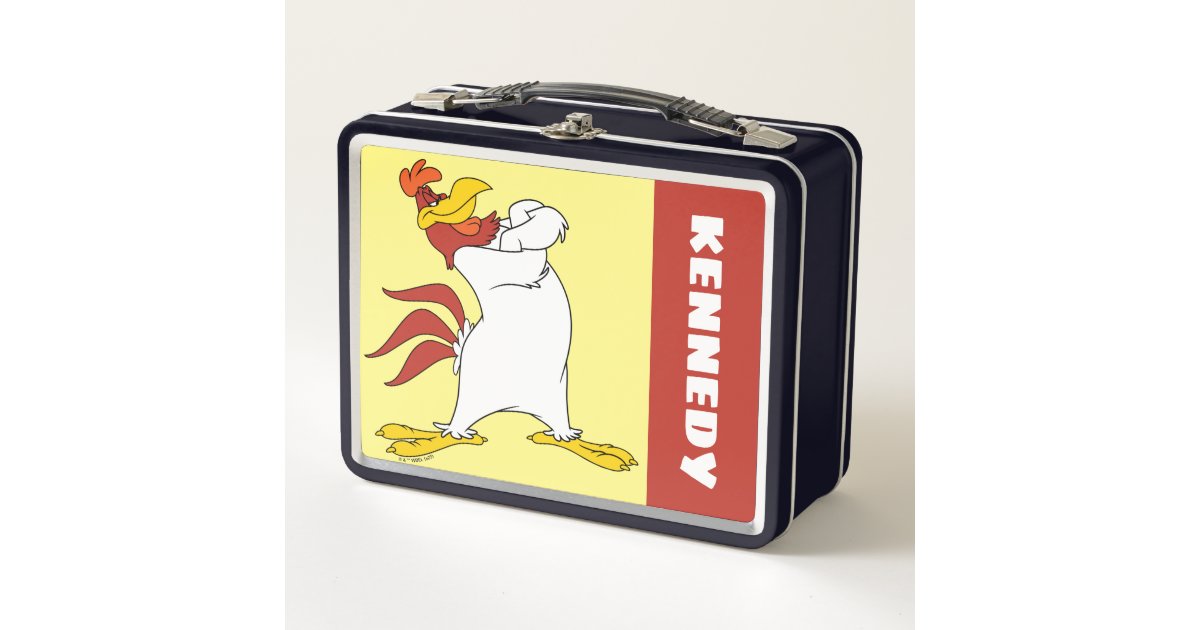Foghorn Leghorn Arms Crossed Metal Lunch Box | Zazzle