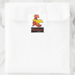 Foghorn Redneck Square Sticker | Zazzle
