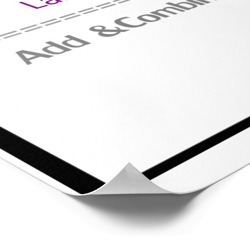 FOIL Method Math Poster | Zazzle