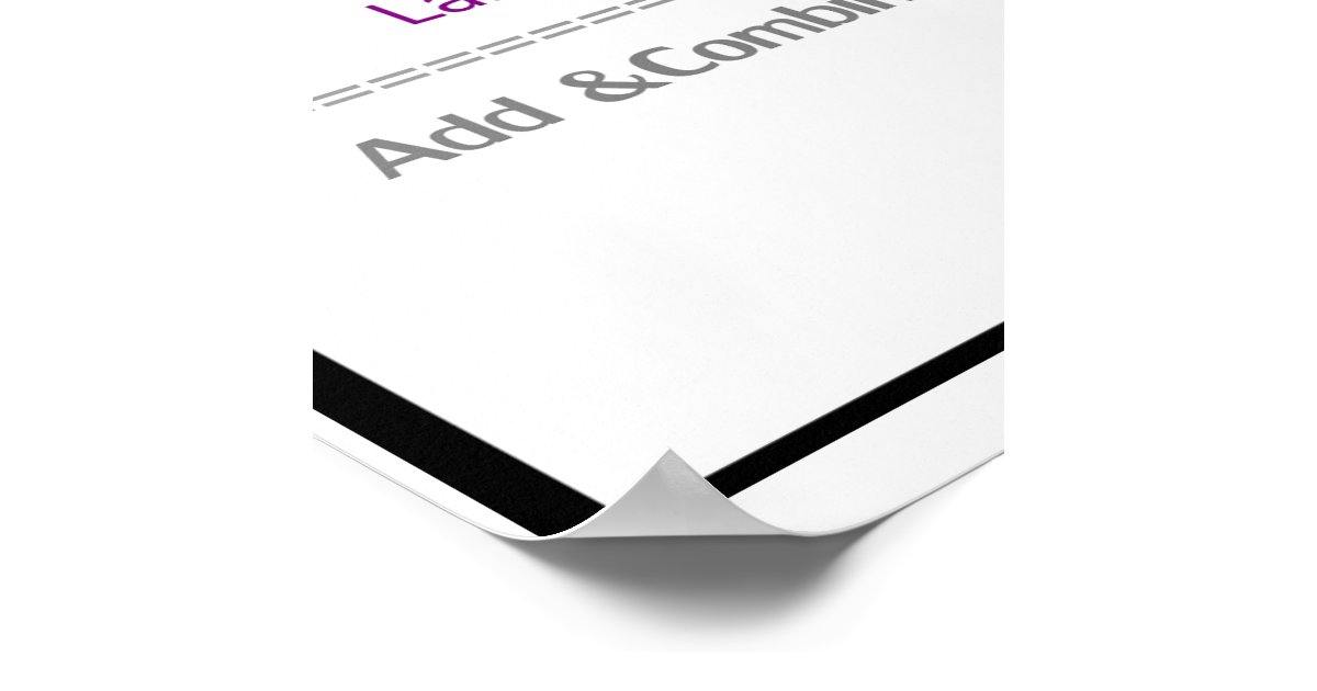 FOIL Method Math Poster | Zazzle