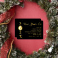 Foil New Years Eve Party Sand Dollar Invitation Foil Invitation | Zazzle