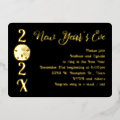 Foil New Years Eve Party Sand Dollar Invitation Foil Invitation | Zazzle