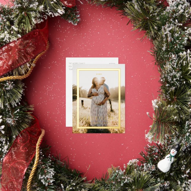 holiday postcard border