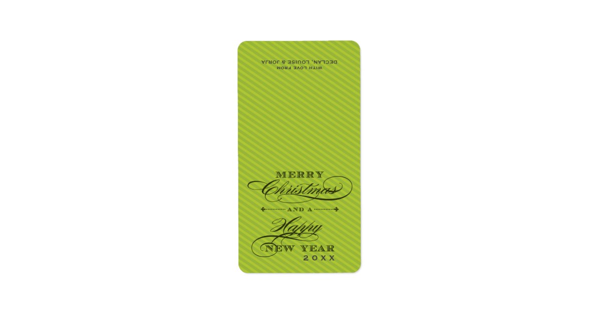 (FOLD OVER) CHRISTMAS LABELS :: lapel 2P | Zazzle