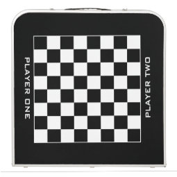 Foldable chess and checkers board table for games | Zazzle