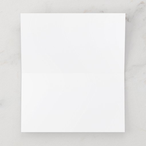 Folded Name Place Card | Zazzle