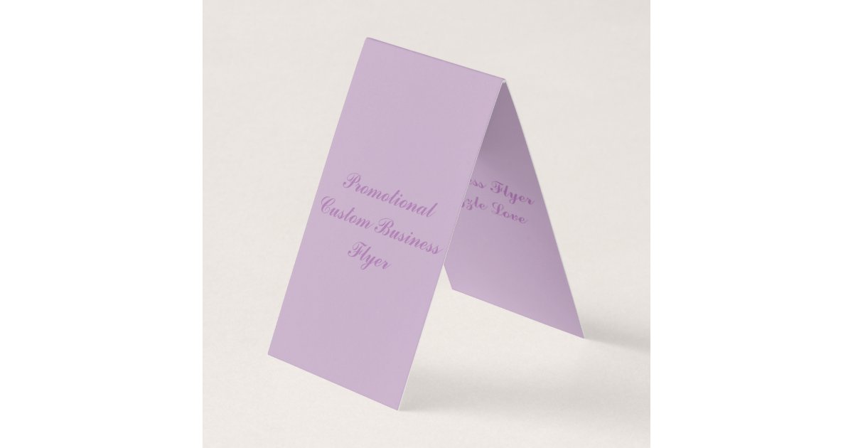Folded Vertical Tent Business Card | Zazzle