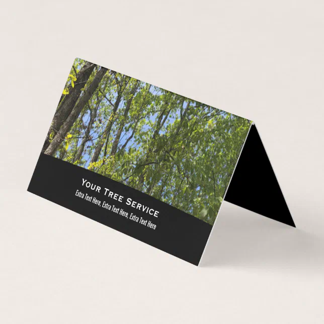 Folding Tree Service Business Cards | Zazzle