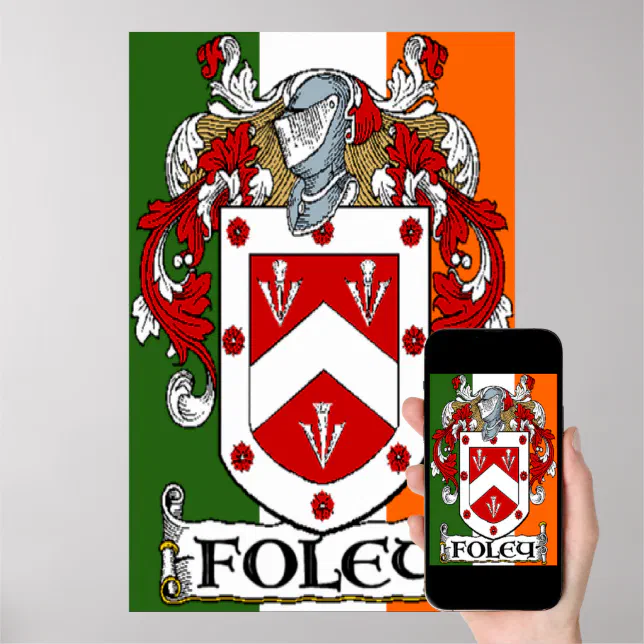 Foley Coat of Arms Print | Zazzle