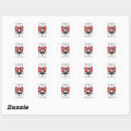 FOLEY FAMILY CREST - FOLEY COAT OF ARMS CLASSIC ROUND STICKER | Zazzle