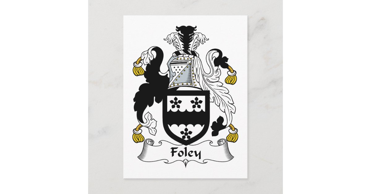 Foley Family Crest Postcard | Zazzle