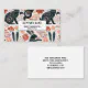 Folk Art Rabbit Florals Business Card | Zazzle