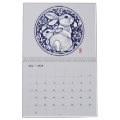 Folk Art Rabbits by Tuzi Willams Rabbit Tile & Art Calendar | Zazzle