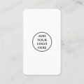 Follow Scan To Connect With Us QR Code Your Logo Business Card | Zazzle