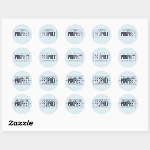 Follow the Prophet. stickers | Zazzle