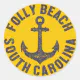 Folly Beach,South Carolina Classic Round Sticker | Zazzle