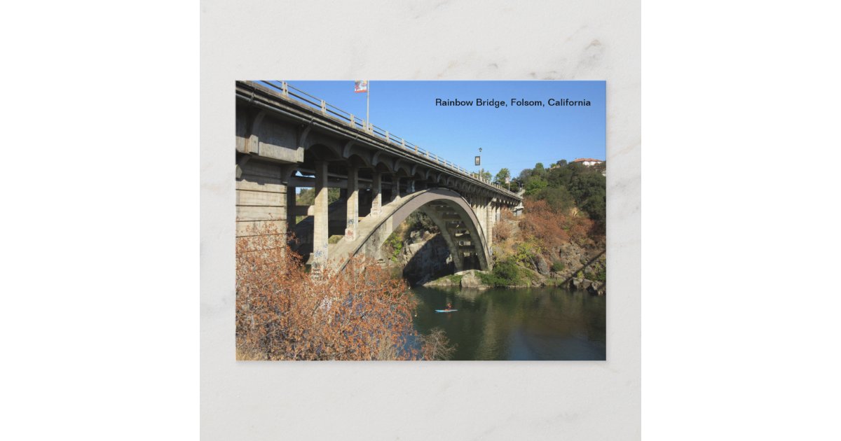 Folsom Icon: Rainbow Bridge Postcard | Zazzle