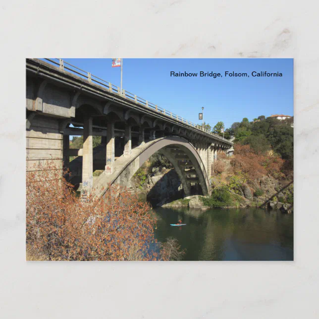 Folsom Icon: Rainbow Bridge Postcard | Zazzle