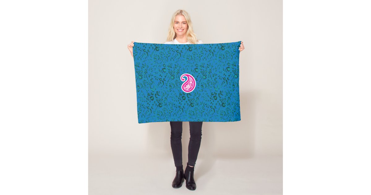 font, art, magenta, symbol, circle, pattern, logo, fleece blanket | Zazzle