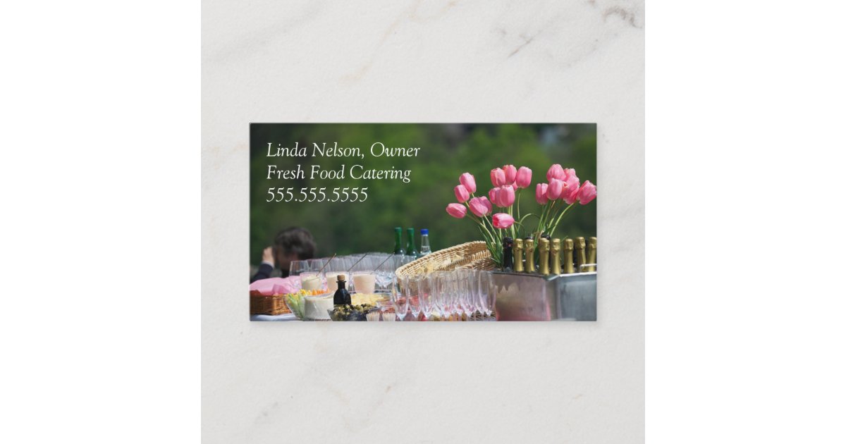 Food and Event Catering - Special Events Business Card | Zazzle