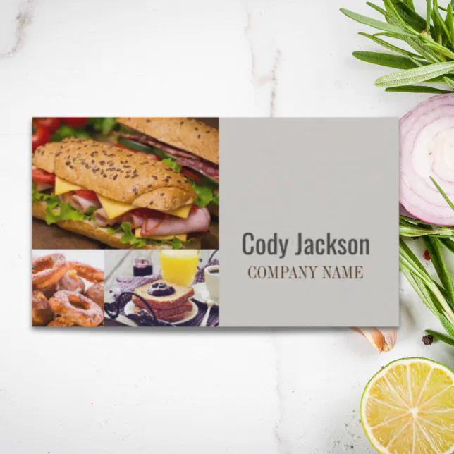Food Caterer Diner Culinary Chef Catering Business Card | Zazzle