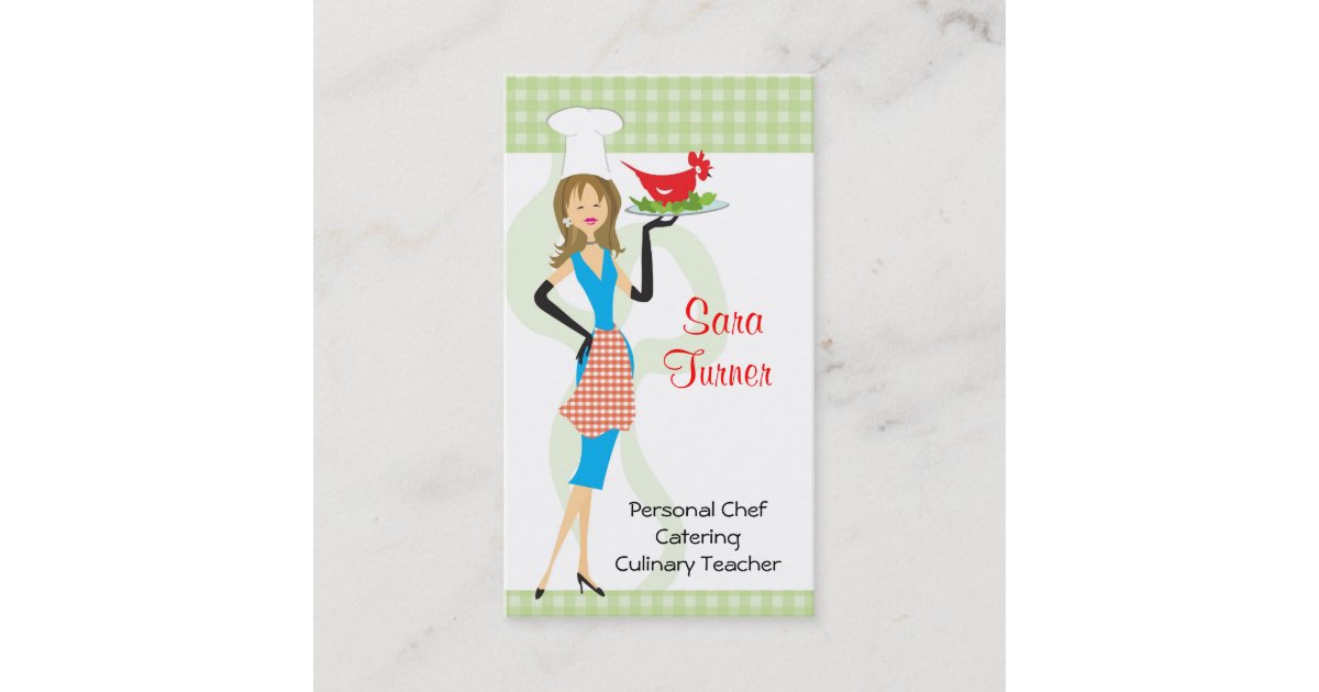 Food Chef Cooking Business Card | Zazzle