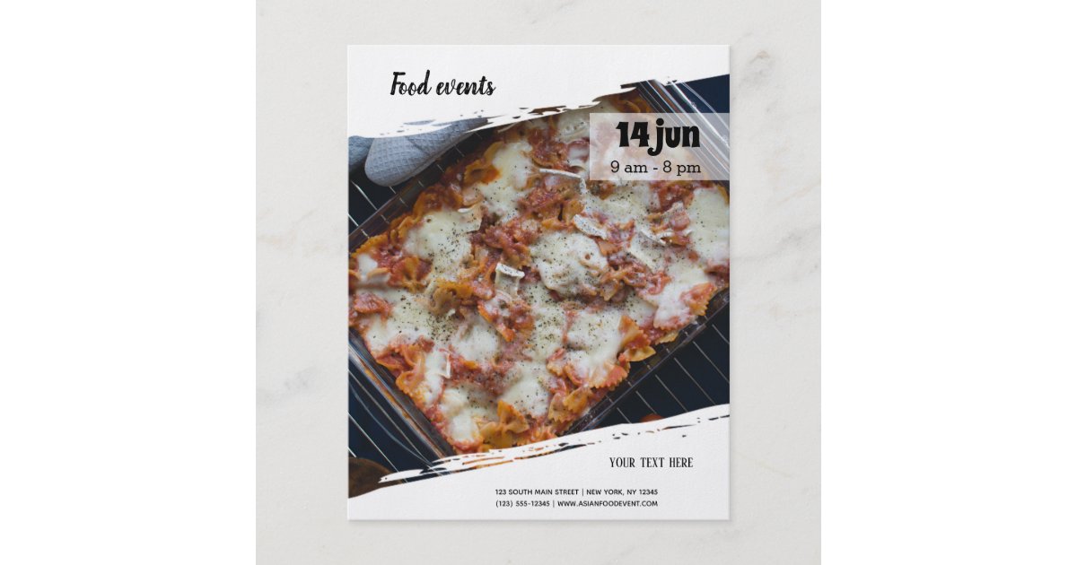 Food event flyer | Zazzle