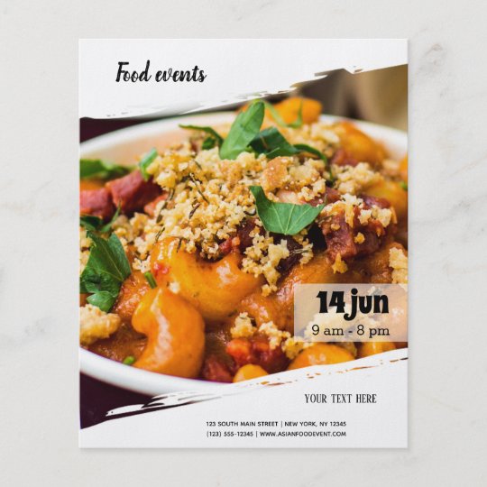 Food event flyer | Zazzle.com