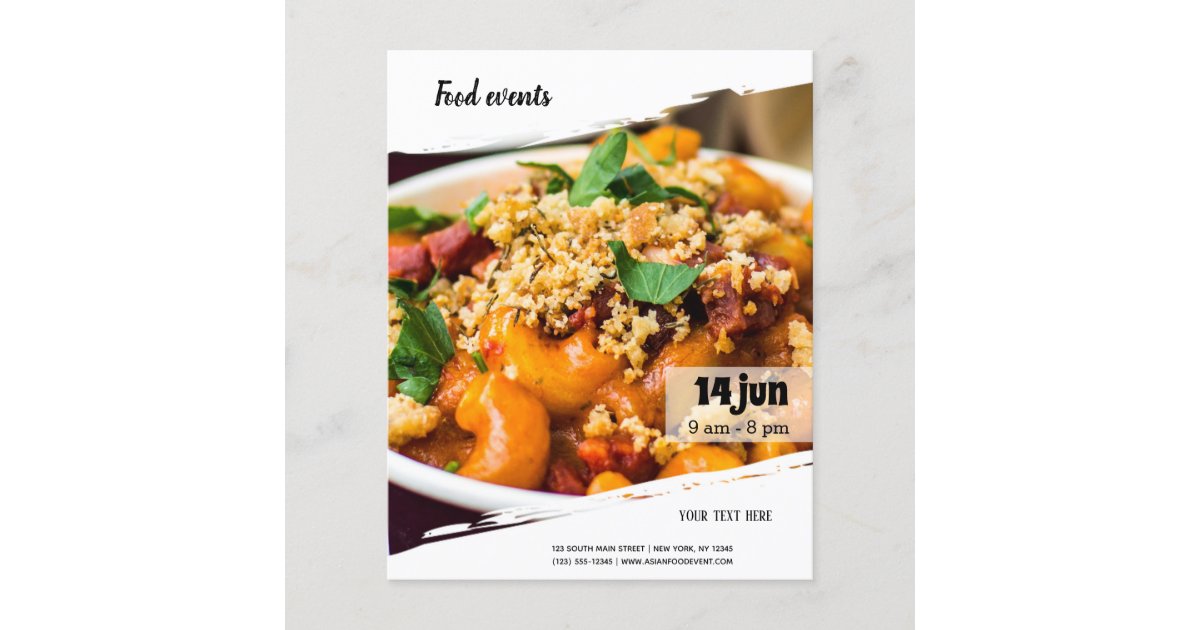 Food event flyer | Zazzle