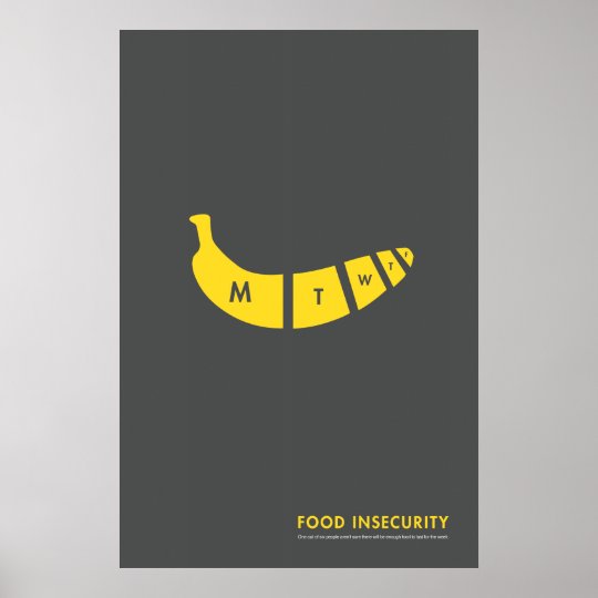 Food Insecurity Poster | Zazzle.com