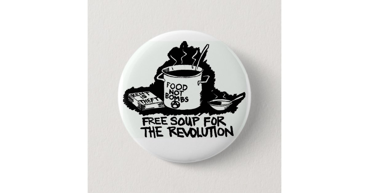 food not bombs button | Zazzle