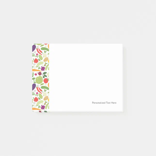 Food on a white background post-it notes | Zazzle