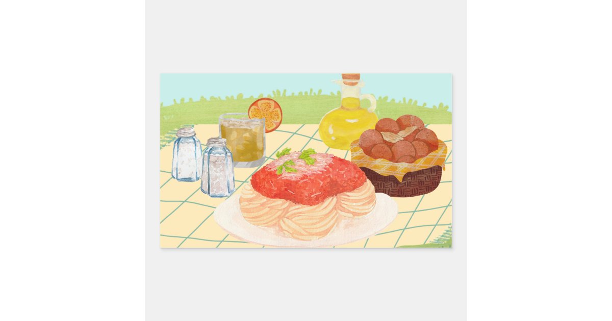 Food picnic sticker | Zazzle