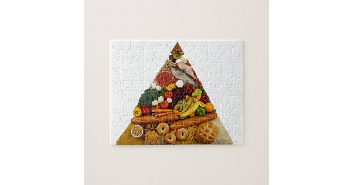 Food Pyramid Jigsaw Puzzle | Zazzle