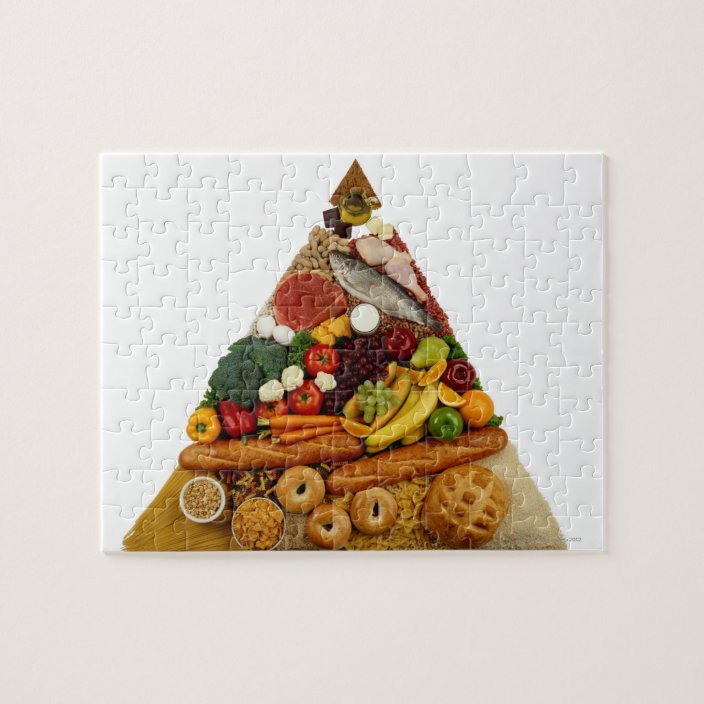 Food Pyramid Jigsaw Puzzle | Zazzle.com