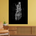Foot Anatomy Podiatrist Medical Poster | Zazzle