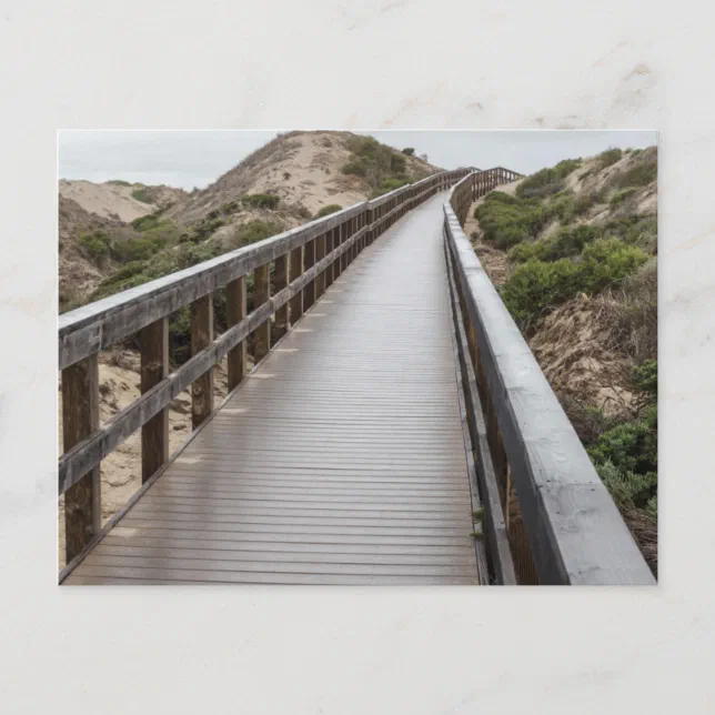 Foot Bridge at Oso Flaco Lake State Park Postcard | Zazzle