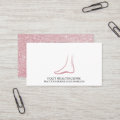 Foot Care Podiatry Practioner Doctor Business Card | Zazzle