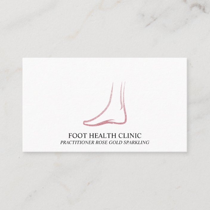 Foot Care Podiatry Practioner Doctor Business Card | Zazzle.com