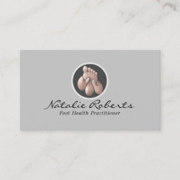 Foot Massage Reflexology Therapist Podiatrist Business Card | Zazzle