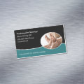 Foot Massage Therapist Magnetic Business Cards | Zazzle