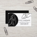 Foot Massage Therapist Soles Feet Business Card | Zazzle