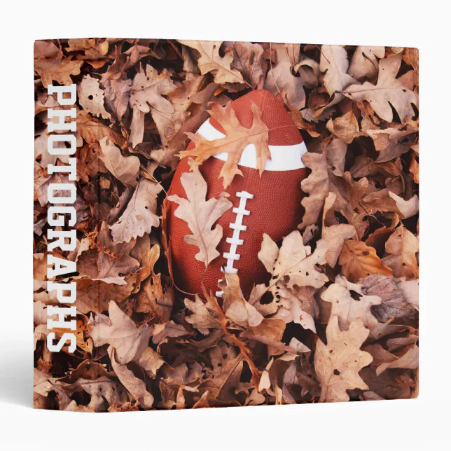 Football 1.5" Photo Album 3 Ring Binder | Zazzle