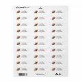 Football Address Labels | Zazzle