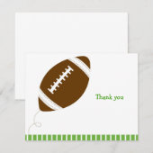 Football All Star Flat Thank You Note Cards | Zazzle