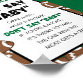 Football Baby Shower Sign | Zazzle