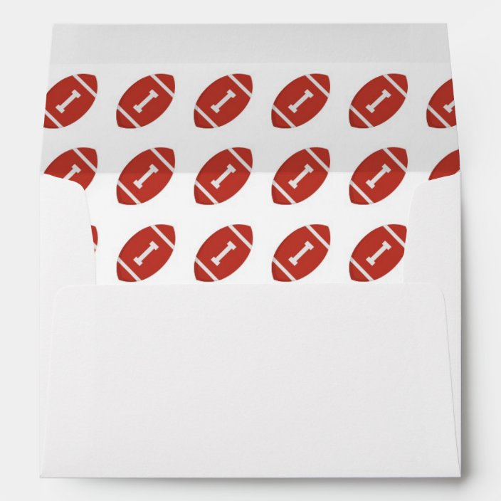 Football Birthday Party Envelope | Zazzle.com